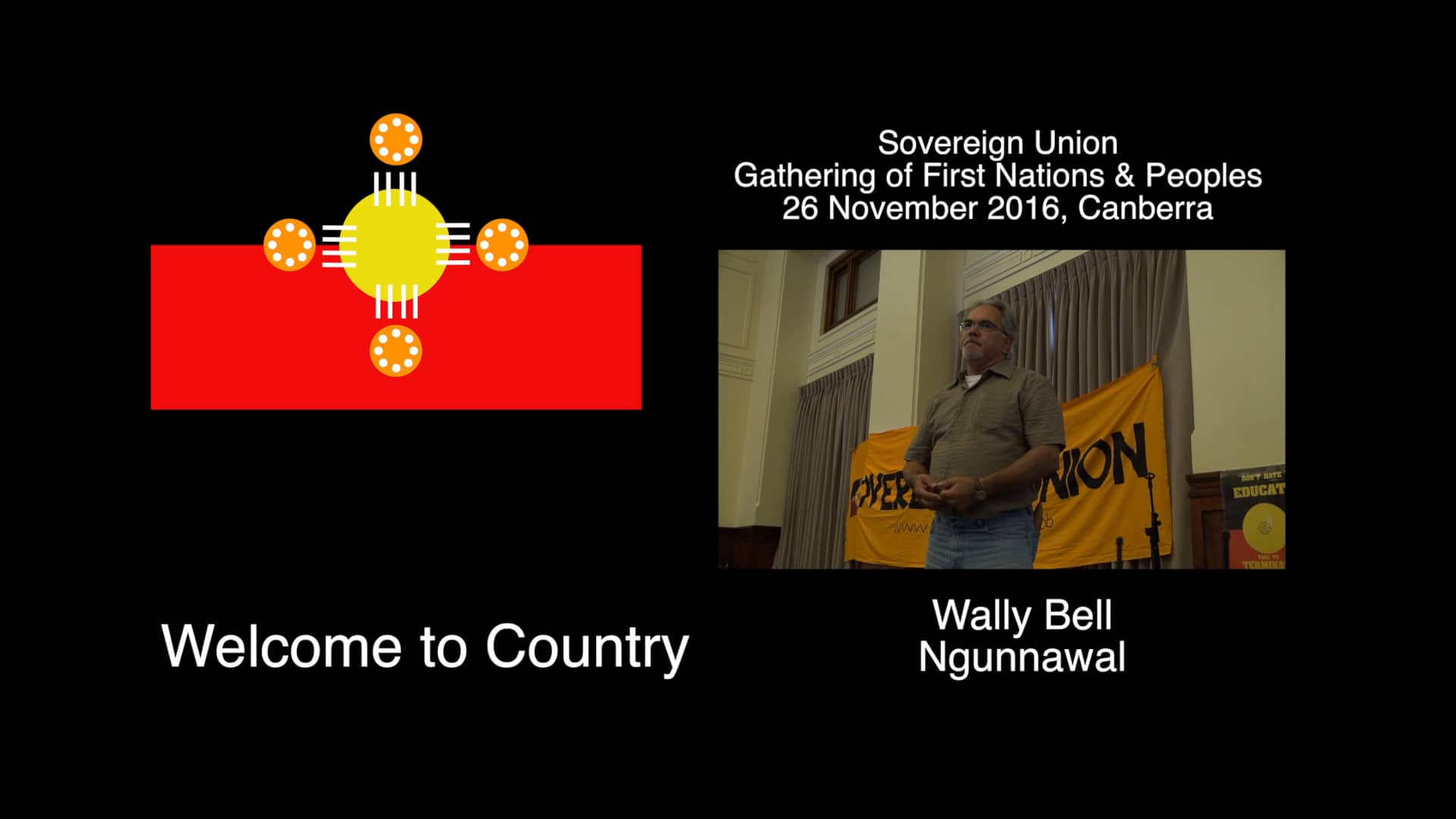 Wally Bell, Ngunnawal; Welcome to Country on Vimeo