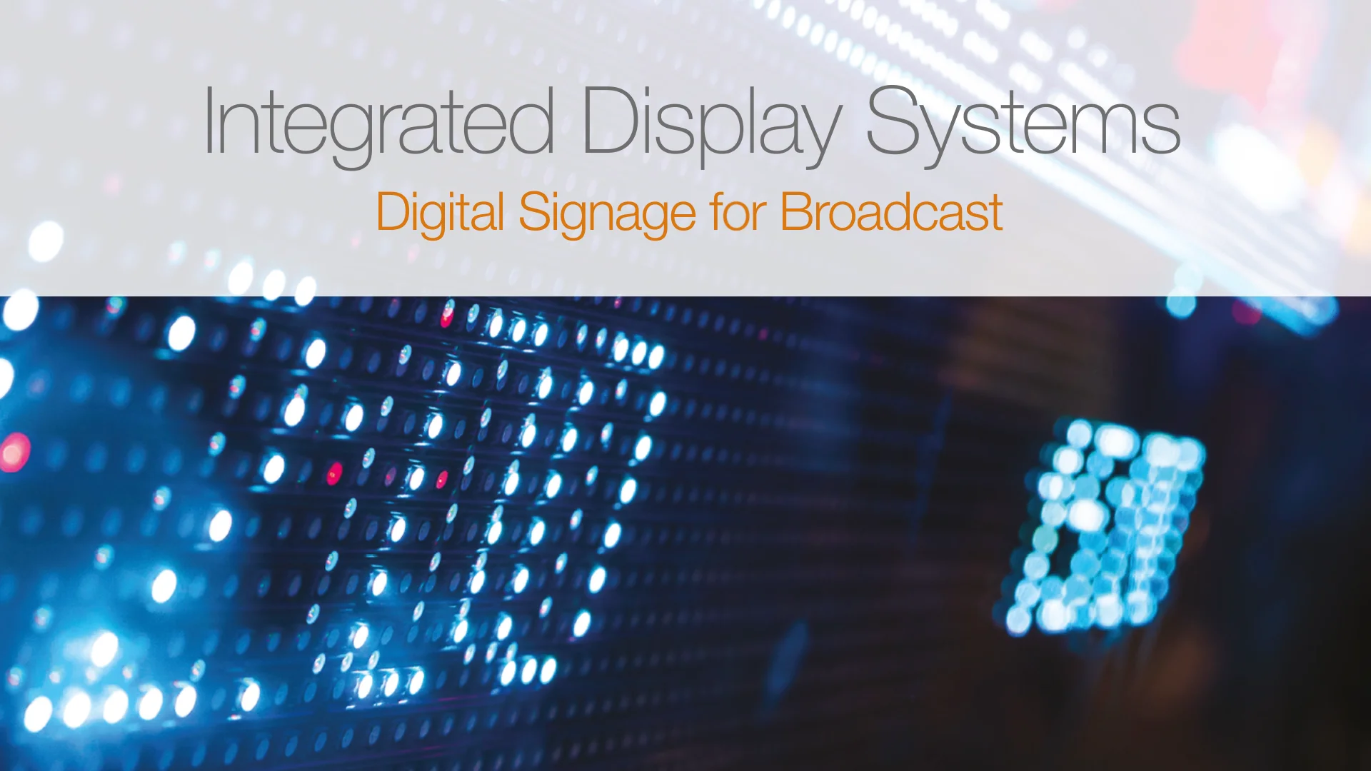 Integrated Display Systems SOLO on Vimeo