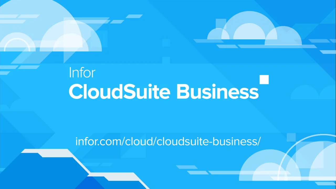 Infor CloudSuite Business Overview on Vimeo