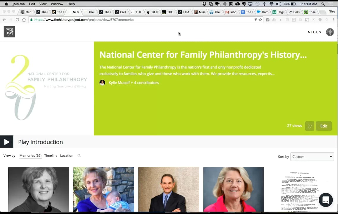 NCFP Webinar on The History Project on Vimeo