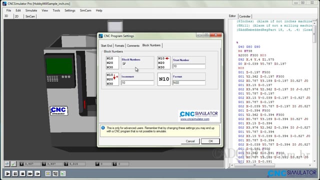 Curso Programação CNC para Centro de Usinagem - CNC Simulator PRO on Vimeo