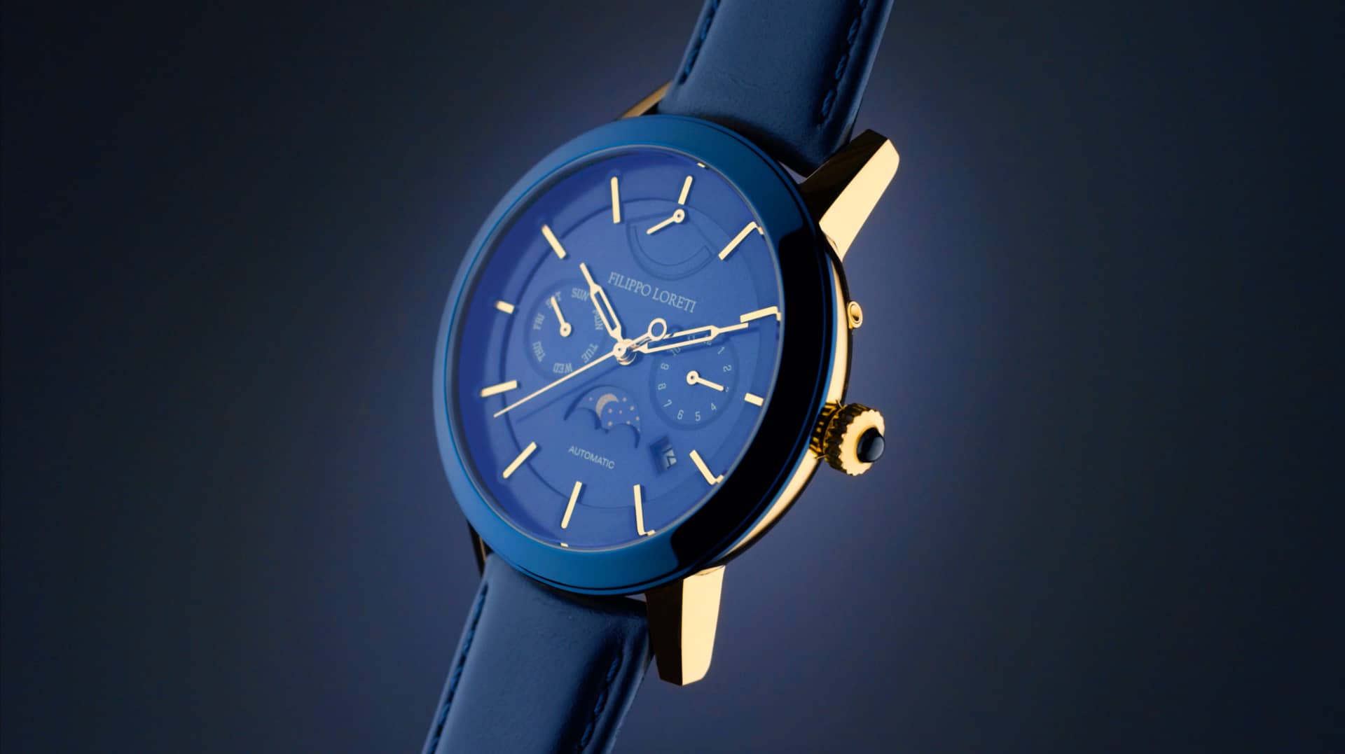 Venice Blue Gold Automatic on Vimeo