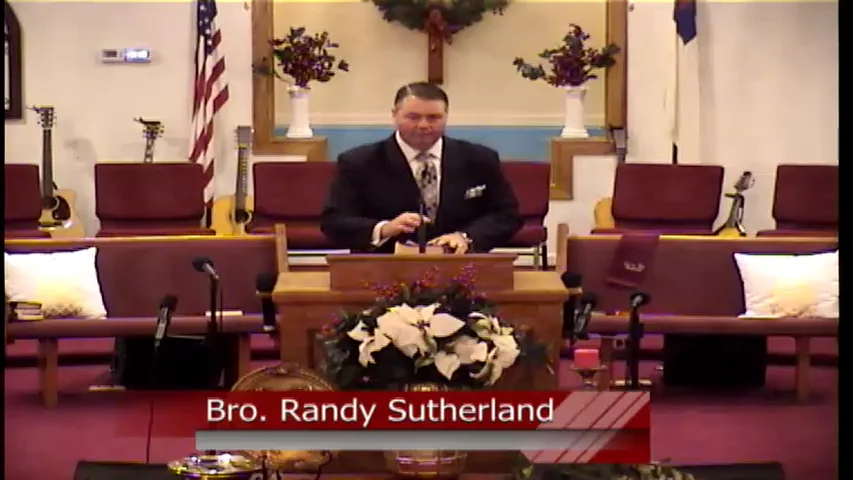 20161211sm- Bro. Randy Sutherland on Vimeo