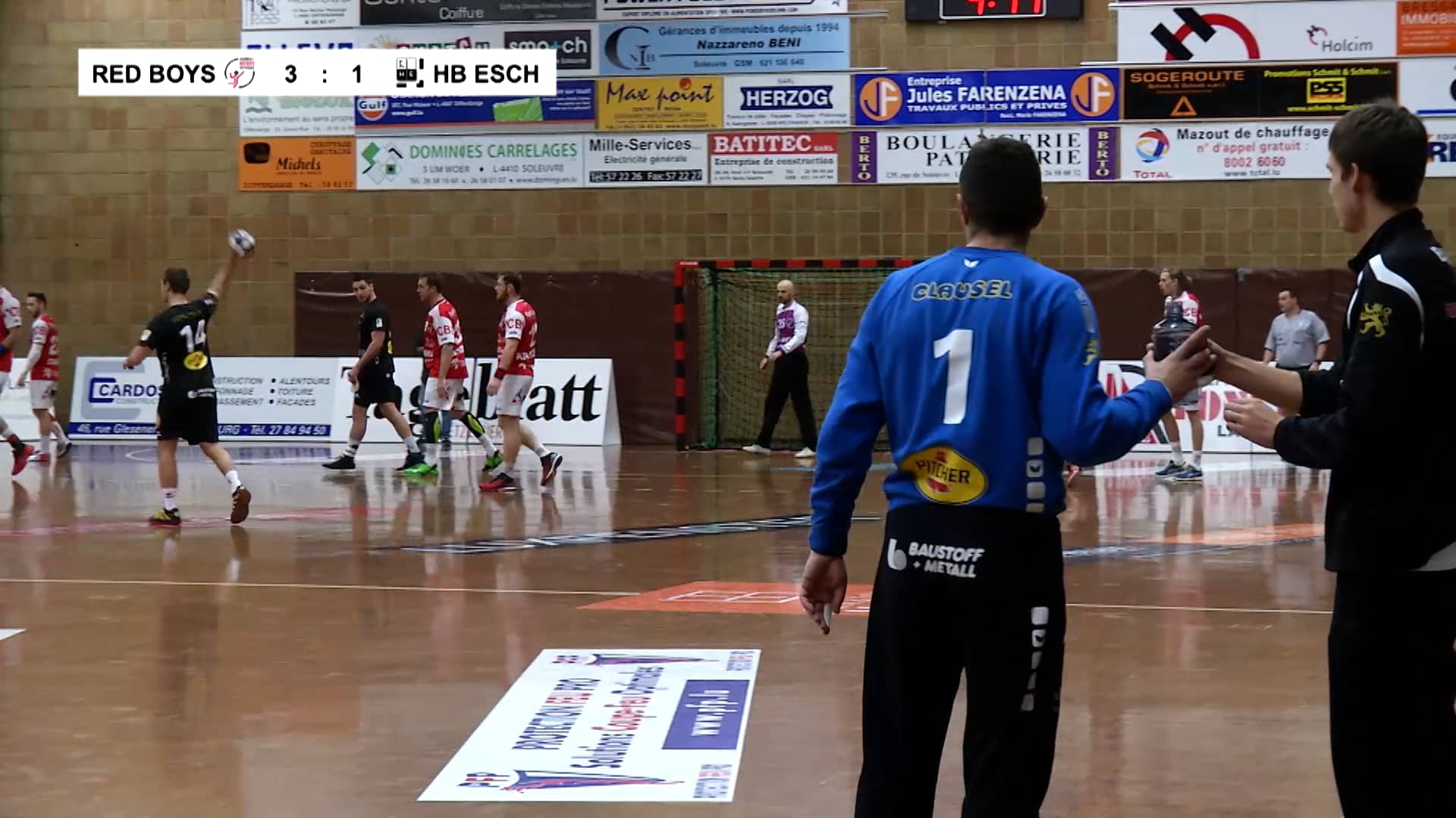 Red Boys Differdange (36) - (32) Handball Esch, 10.12.2016 on Vimeo