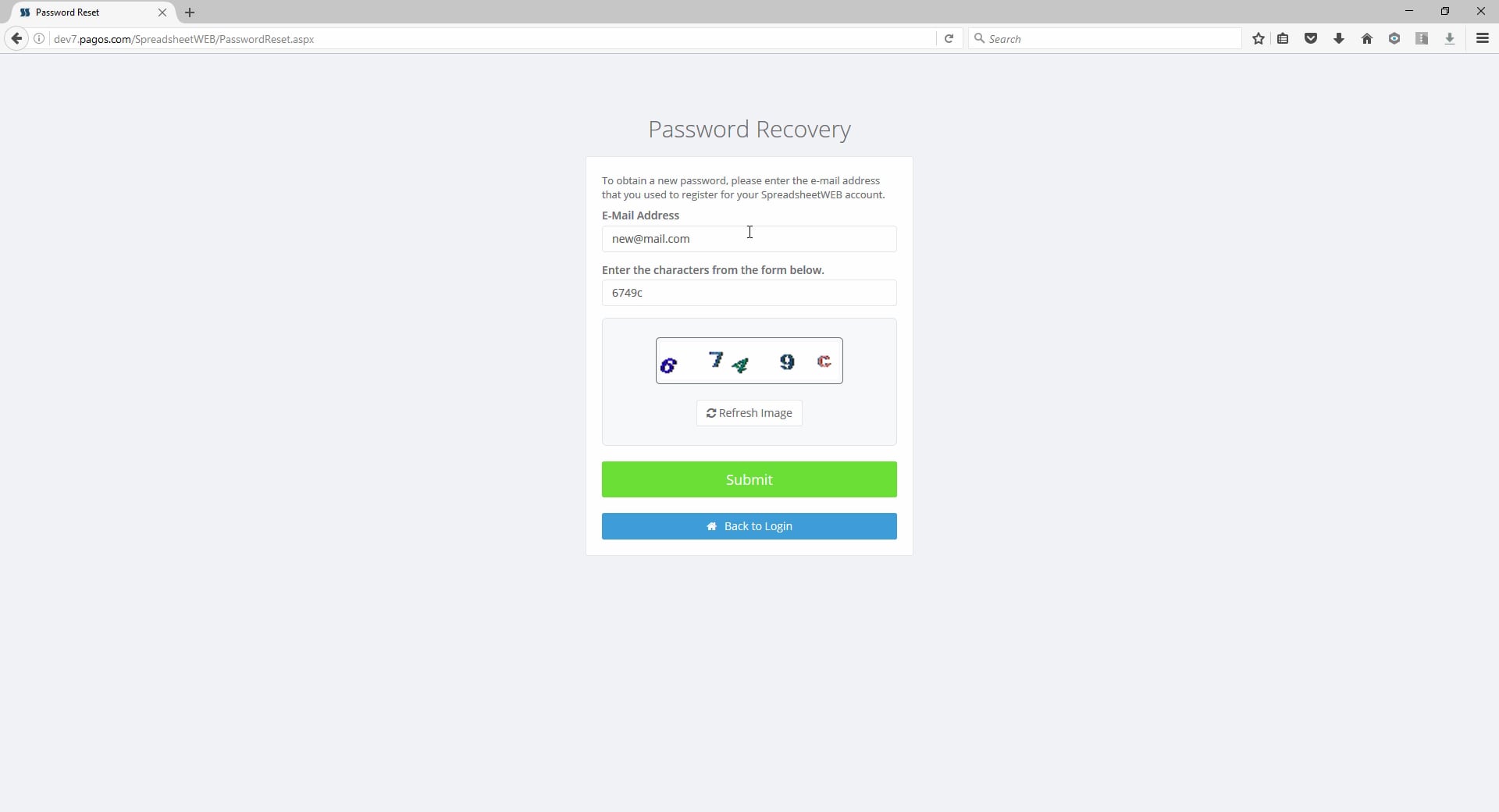 Retrieve Password on Vimeo