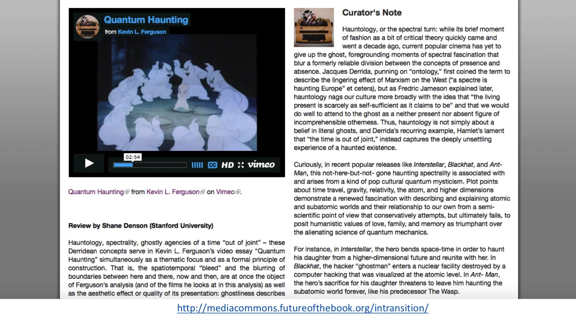 A Case Study on the Audiovisual Essay on Vimeo