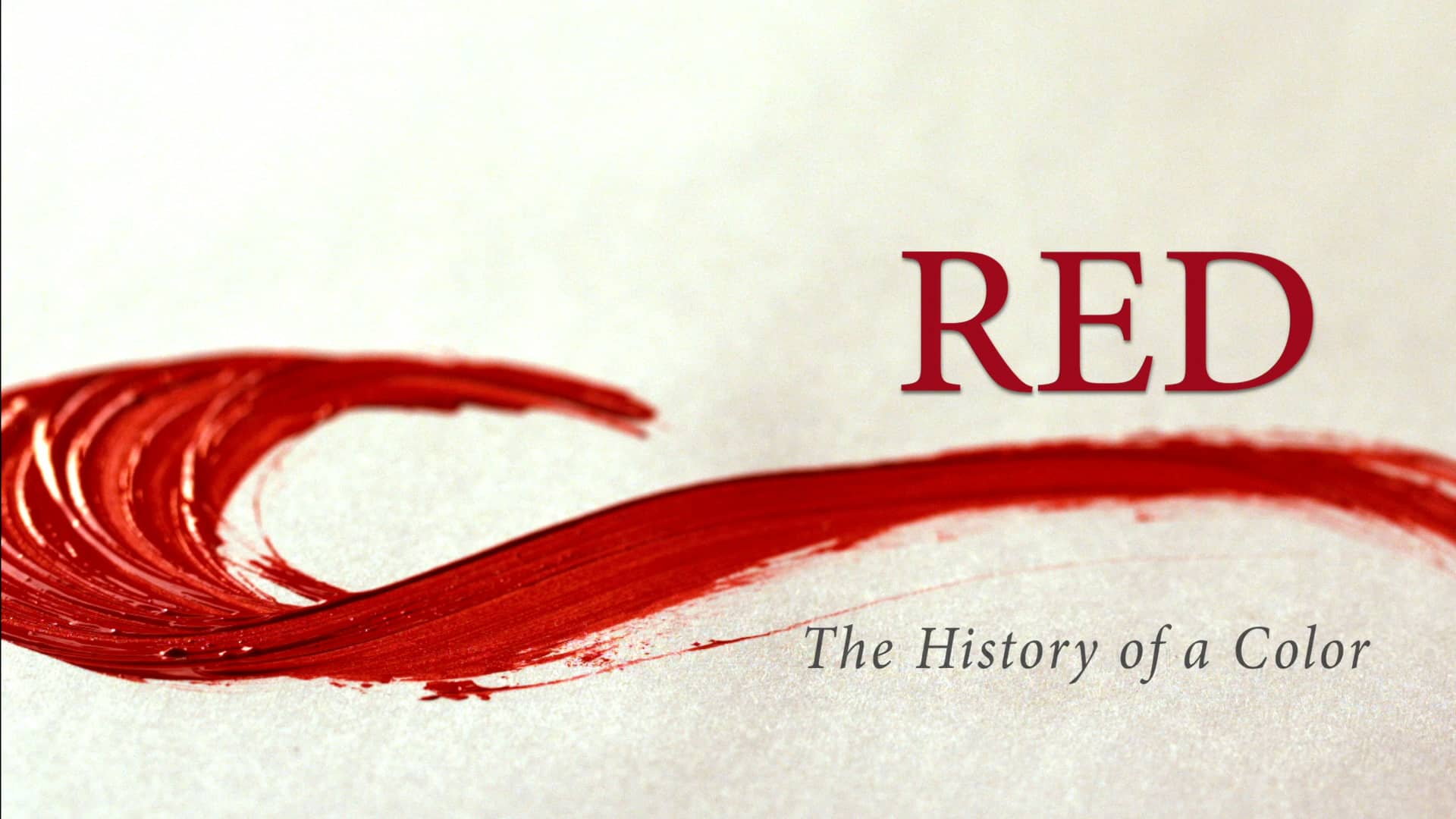 Red: The History of a Color by Michel Pastoureau on Vimeo