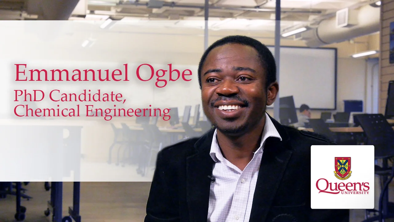PhD Candidate Emmanuel Ogbe on Vimeo