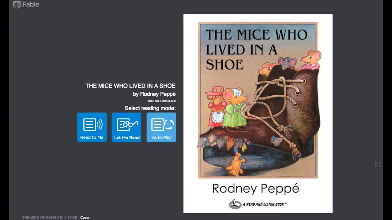eBook Trailer: THE MICE WHO LIVED IN A SHOE by Rodney Peppé