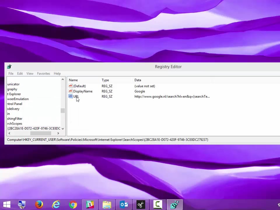 Internet Explorer 11 search engine on Vimeo