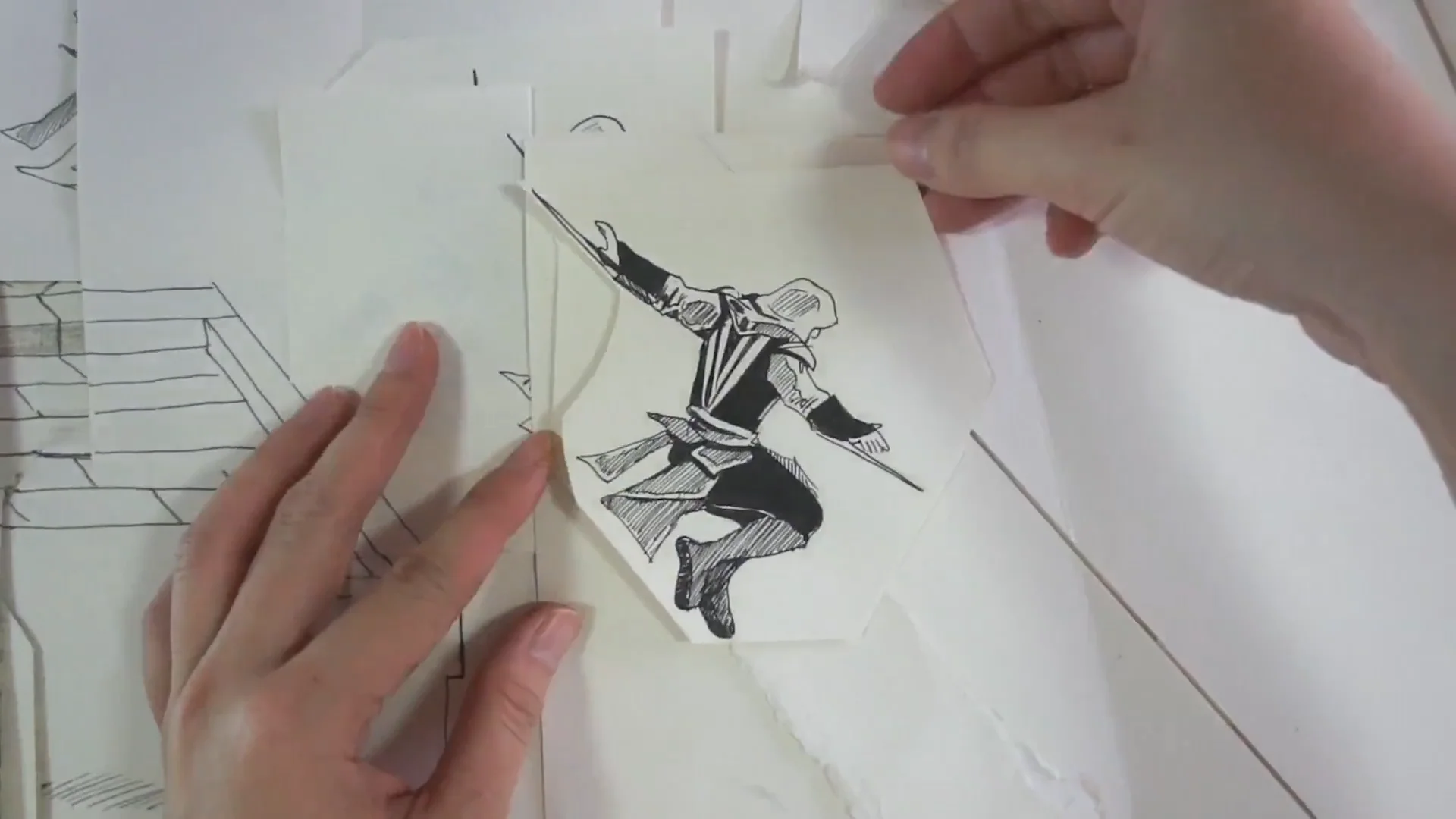 Assassin's Creed Paper Parkour on Vimeo