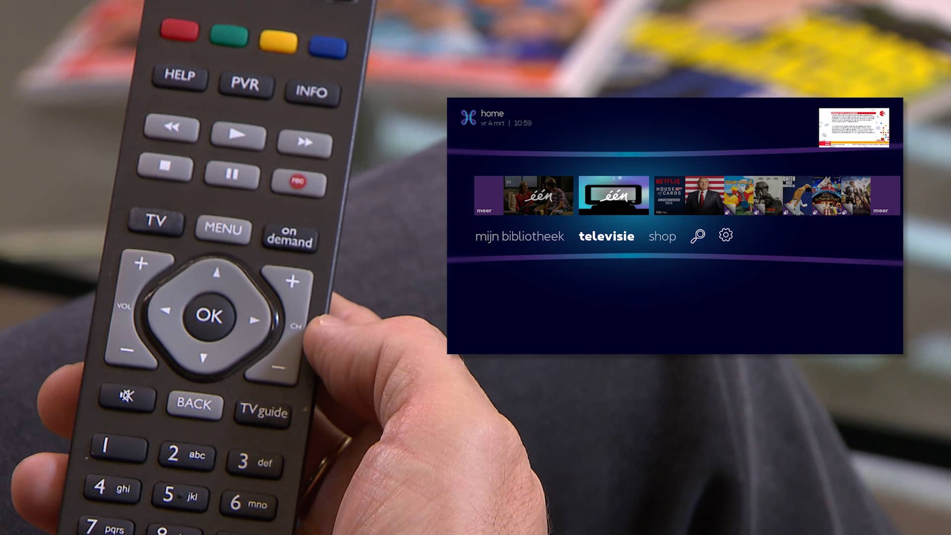 Proximus - Proximus TV - intro afstandsbediening on Vimeo