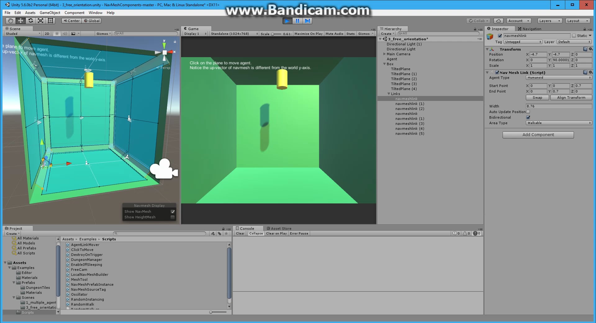 Unity nav mesh beta 5.6.2 on Vimeo