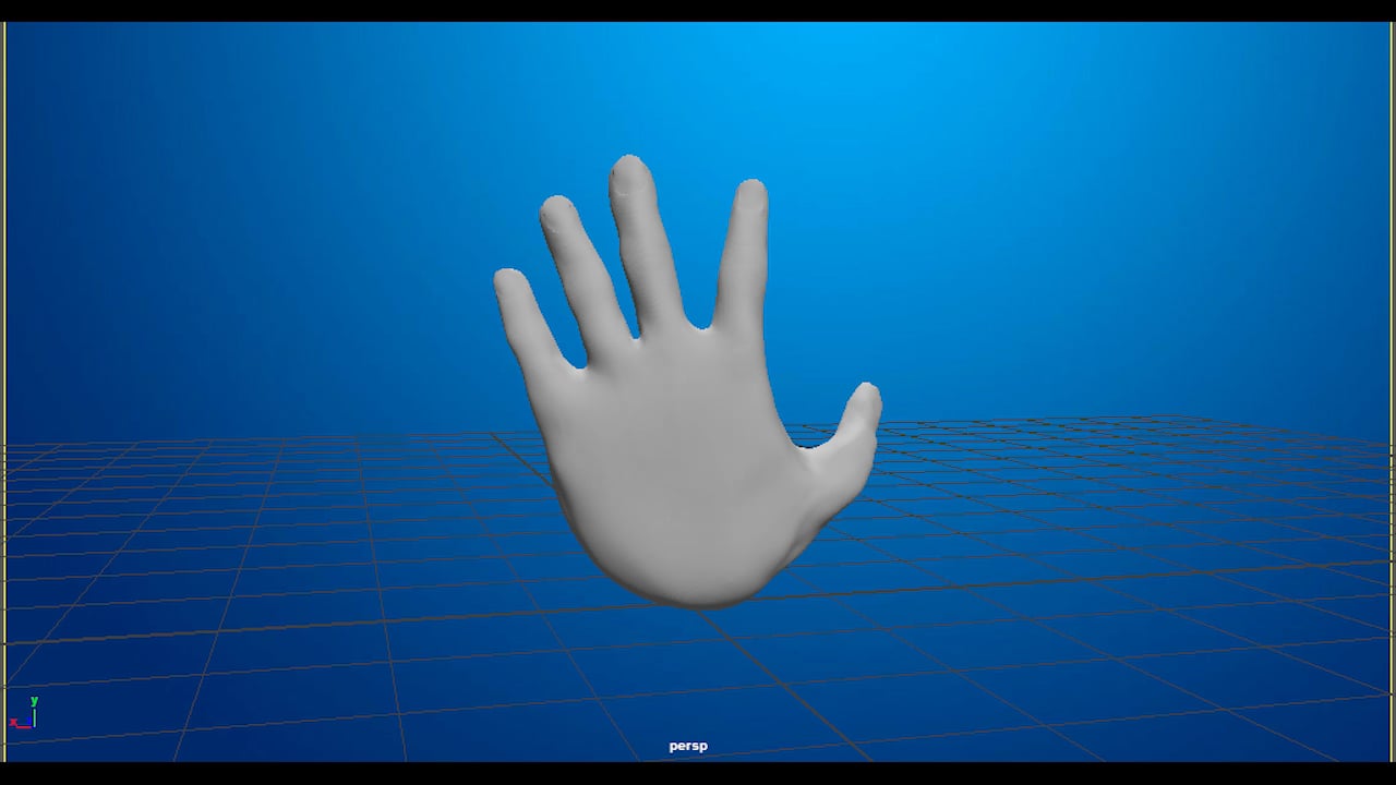 3D hand Turn around on Vimeo