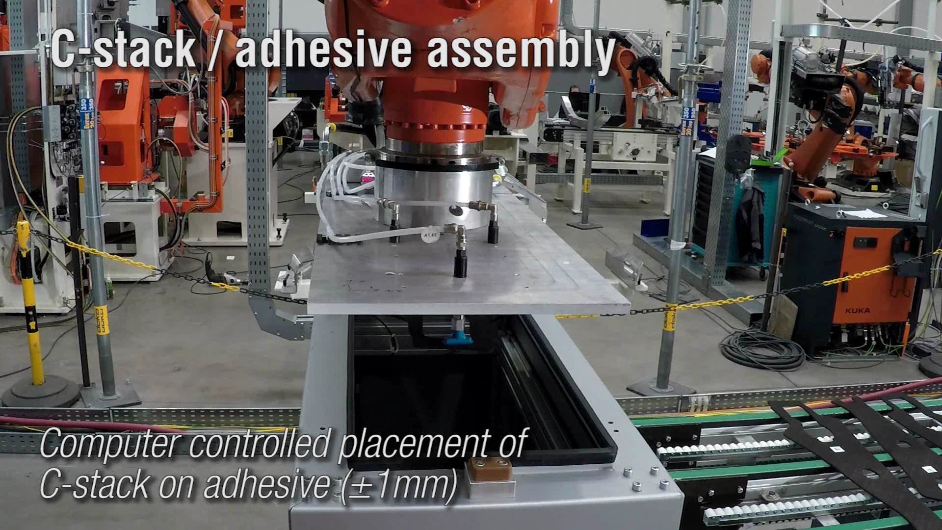 Hexcel Automated Prepreg Preform Stacking Process 2016 on Vimeo
