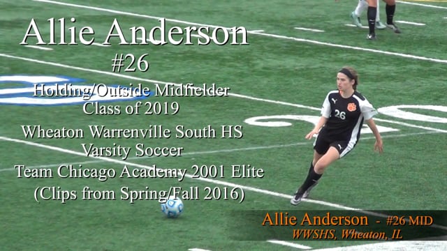 Allie Anderson Soccer on Vimeo