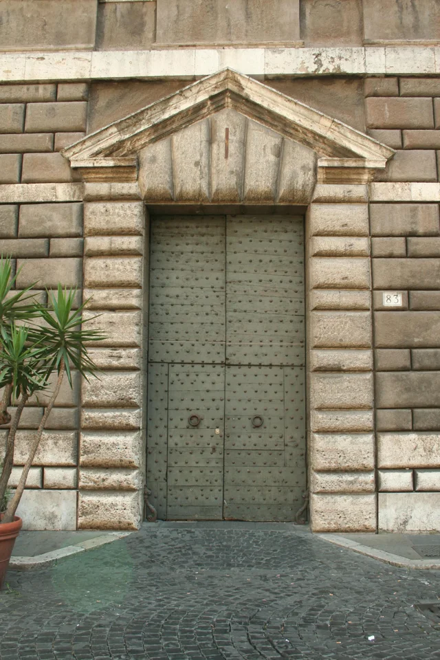 Palazzo Caprini Plan