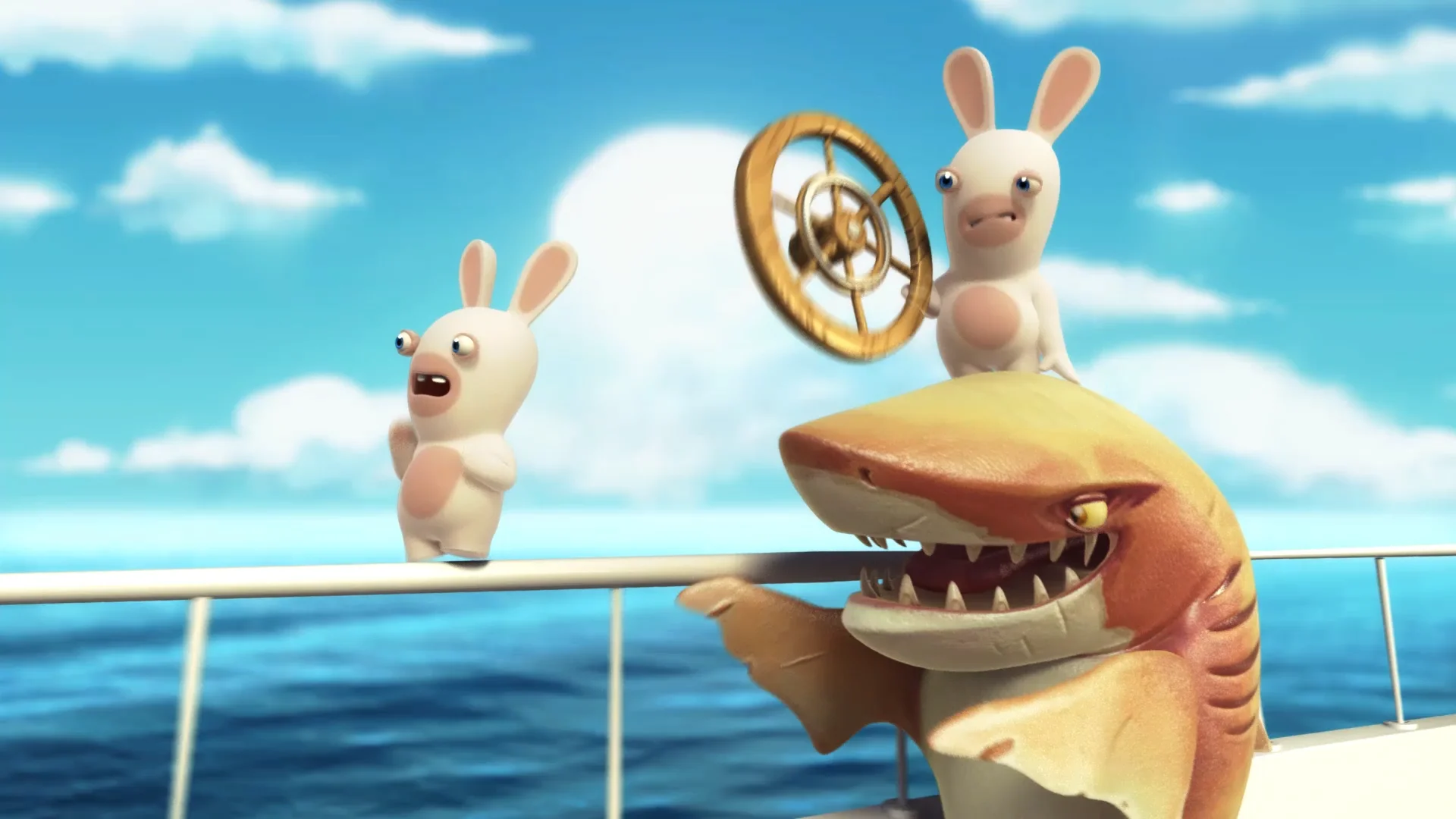 Hungry Shark Shorts - Rabbids Shots