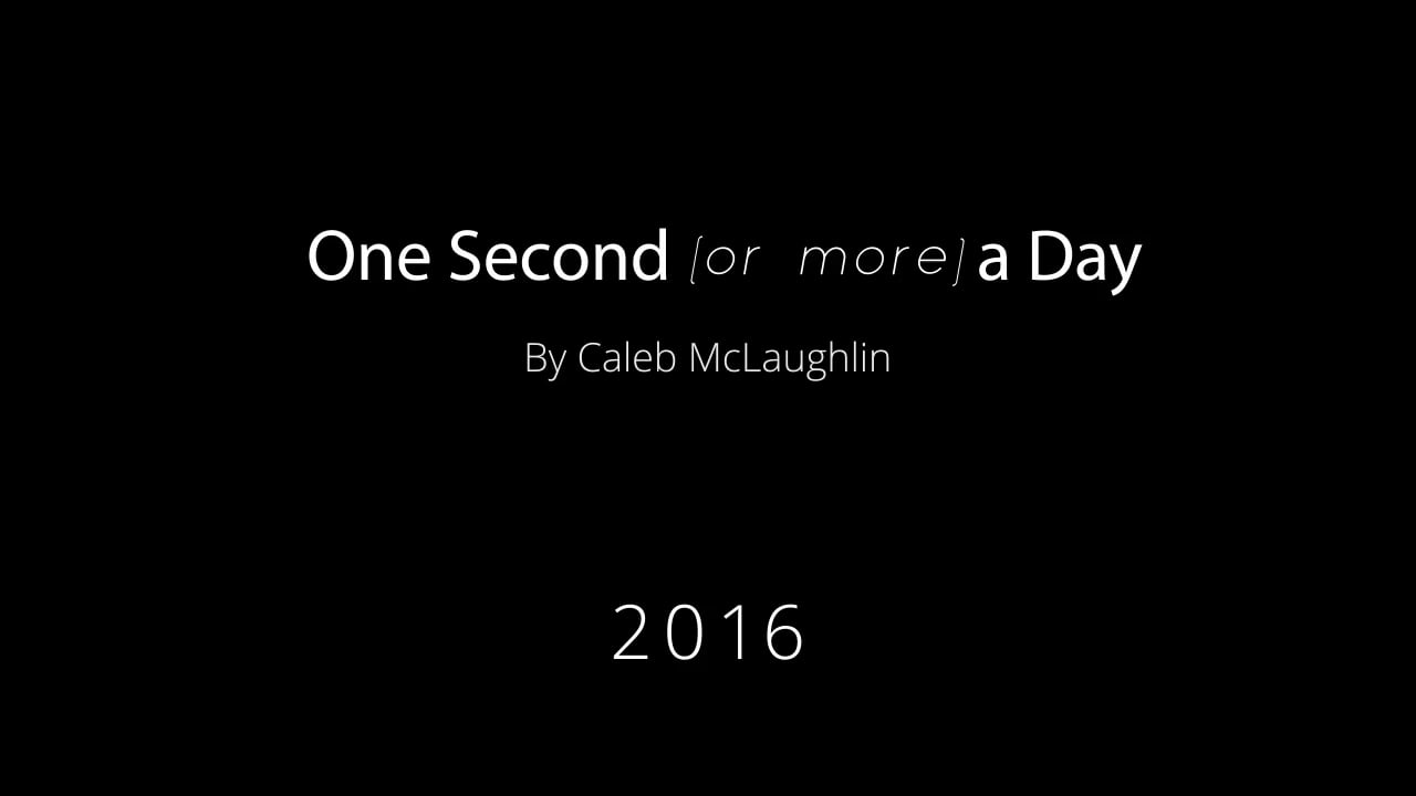 One Second Every Day - 2016 on Vimeo