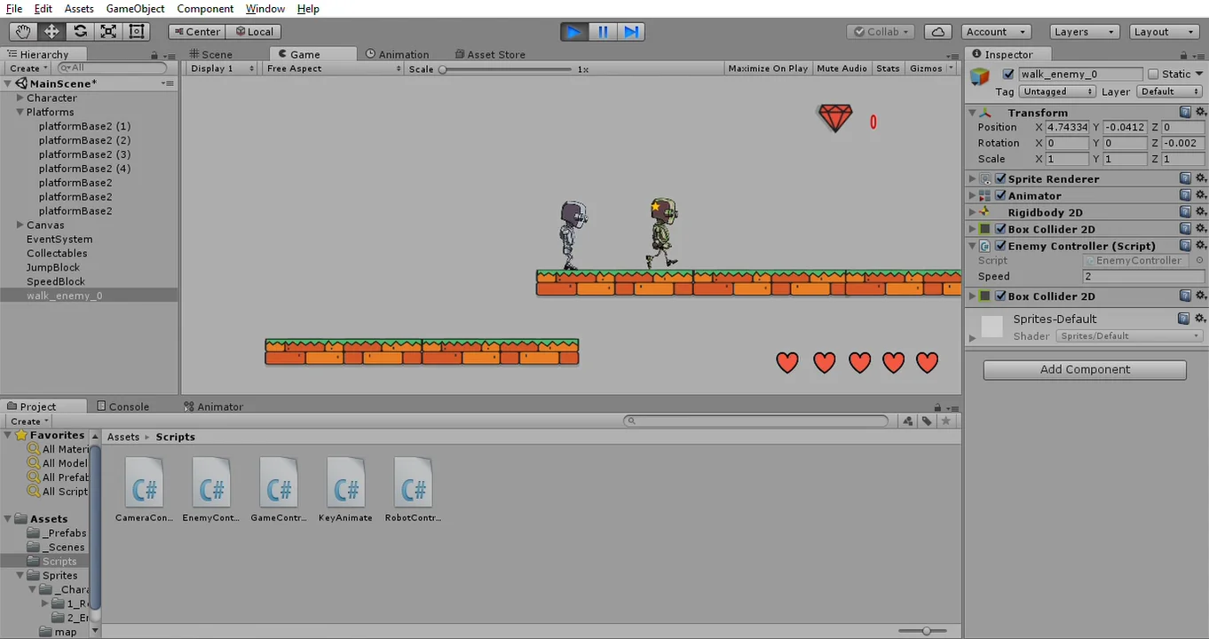 Unity problem with facing