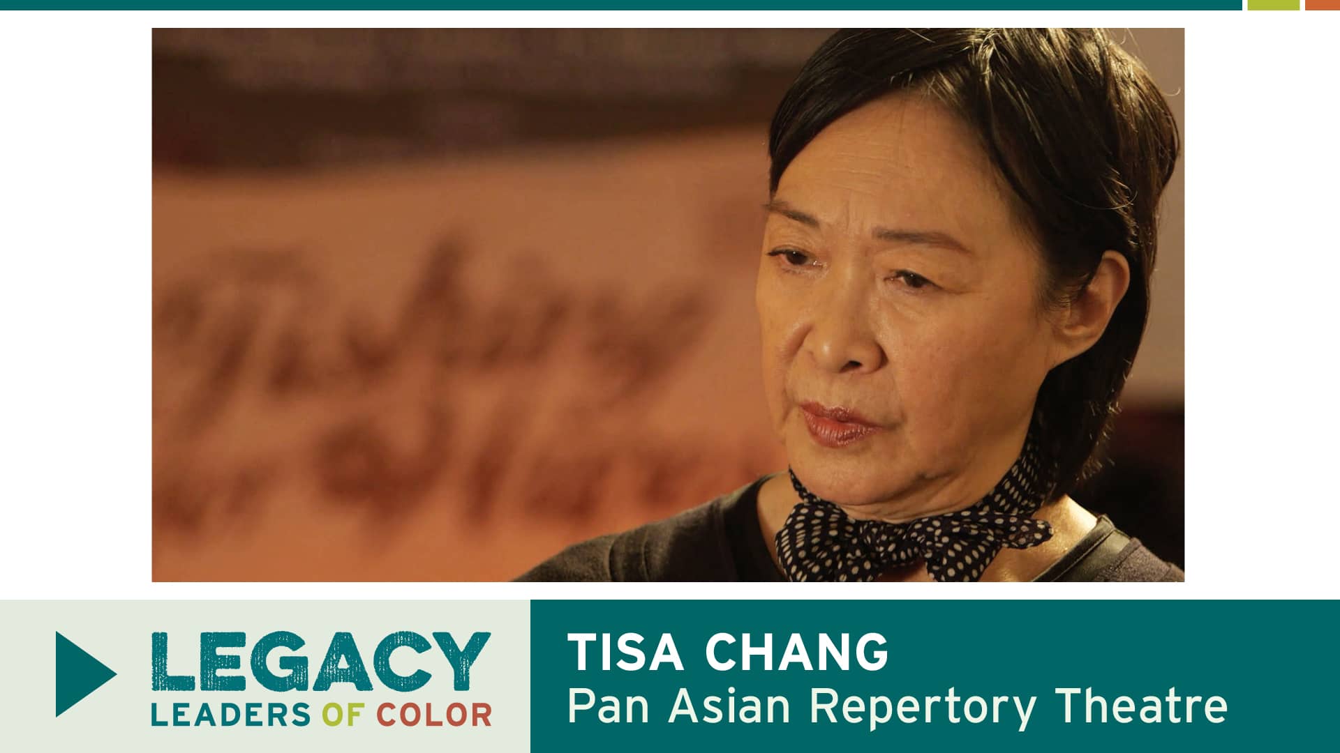 TISA CHANG, Pan Asian Repertory Theatre on Vimeo