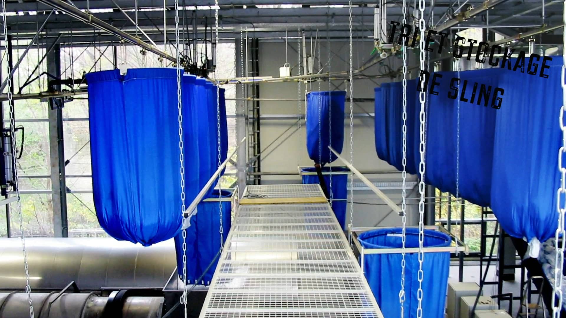 Système tri et stockage linge sale propre, sling, sac, linge en forme ...