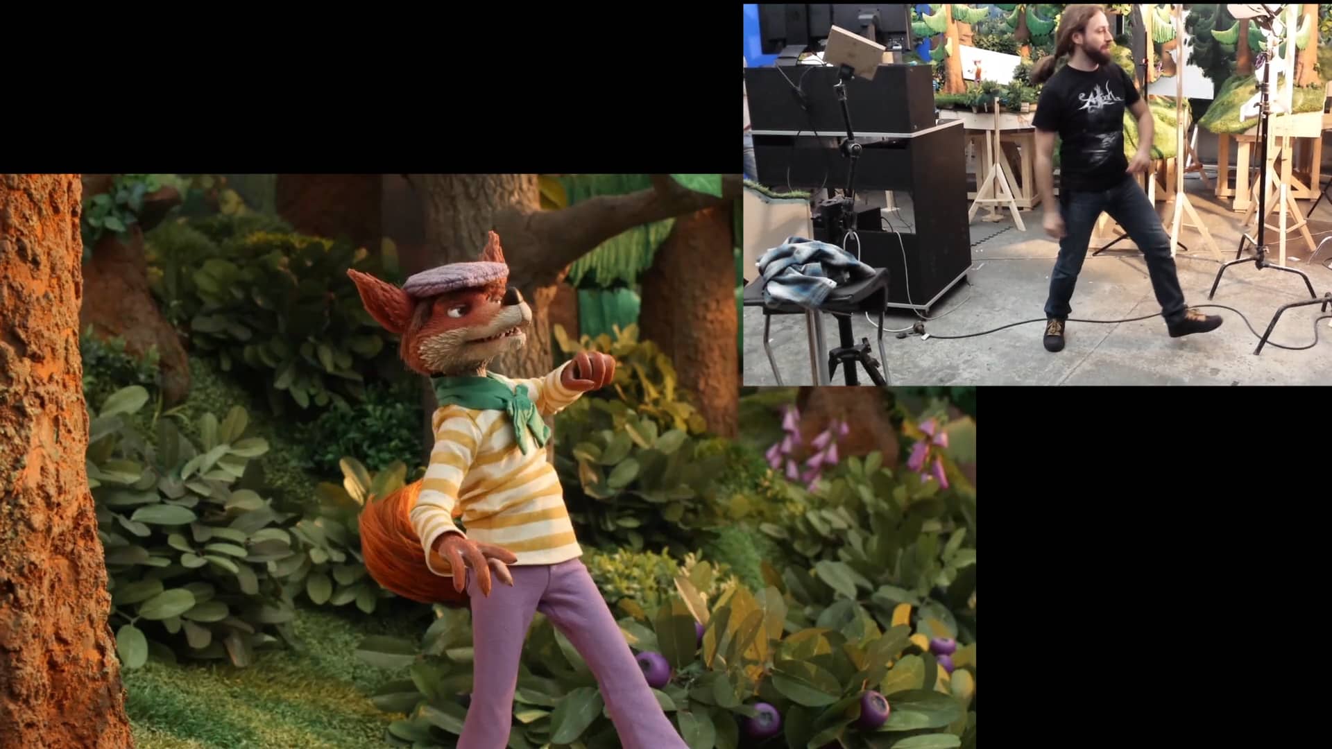 Live action reference to animate stop-motion on Vimeo
