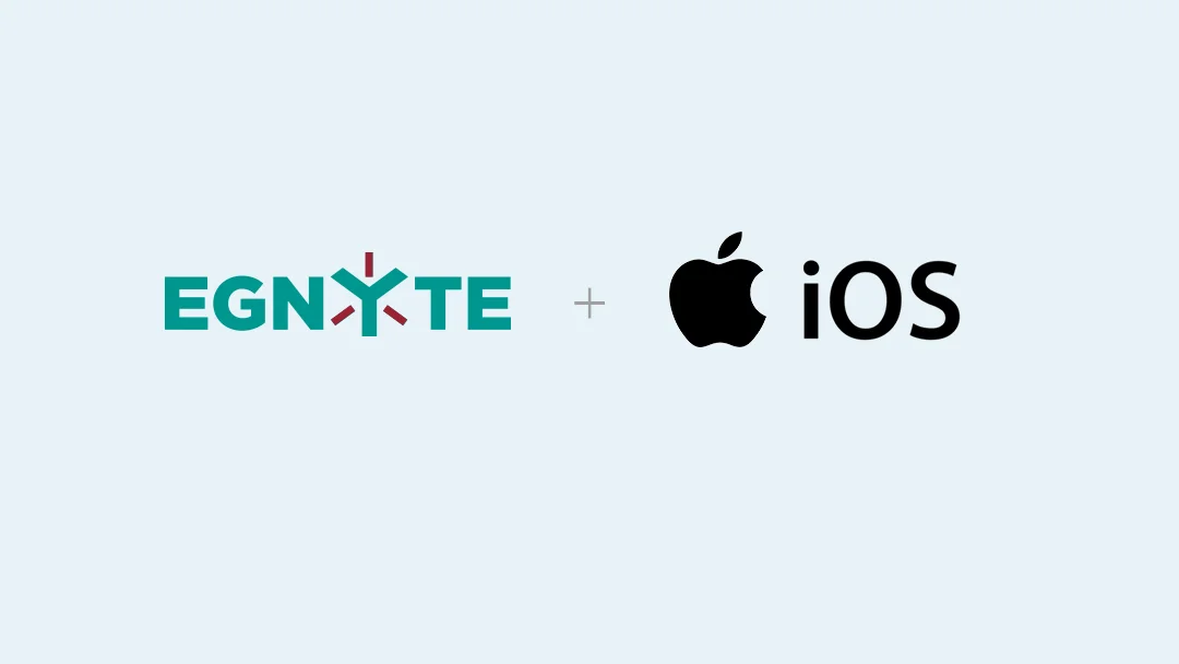 Egnyte + iOS on Vimeo