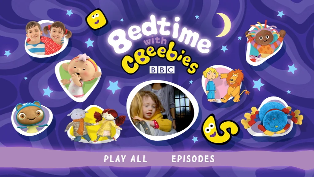 Bedtime with CBeebies Menu