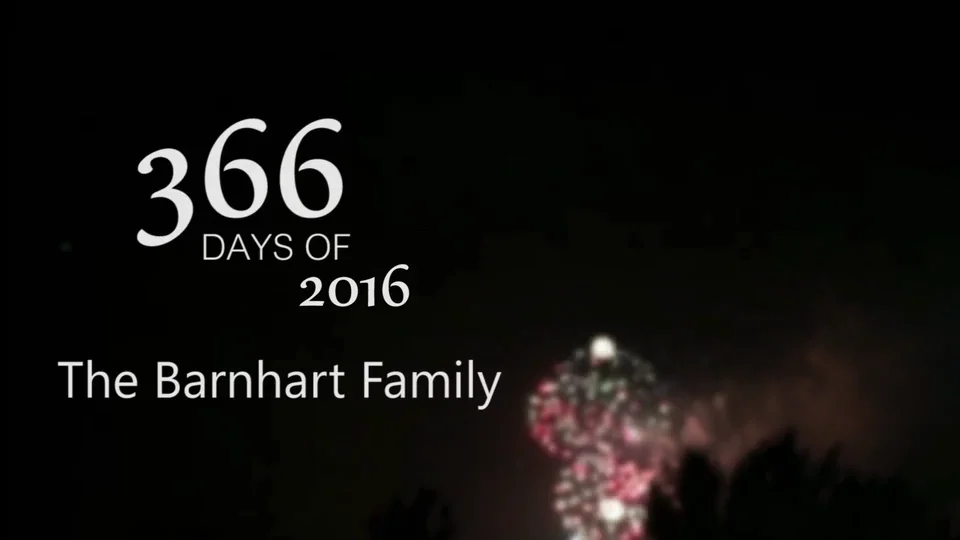 Barnhart Family Video // 366 days of 2016 on Vimeo