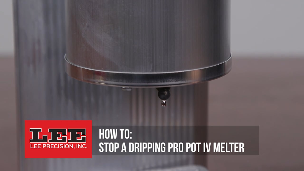 Lee Precision, How to stop a dripping Pro Pot IV furnace/melter on Vimeo