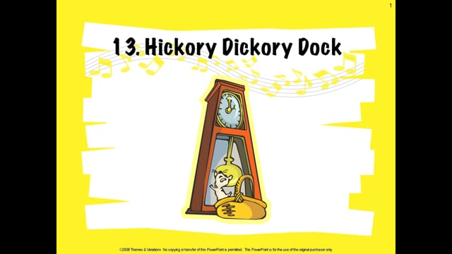 Hickory Dickory Dock | MusicplayOnline