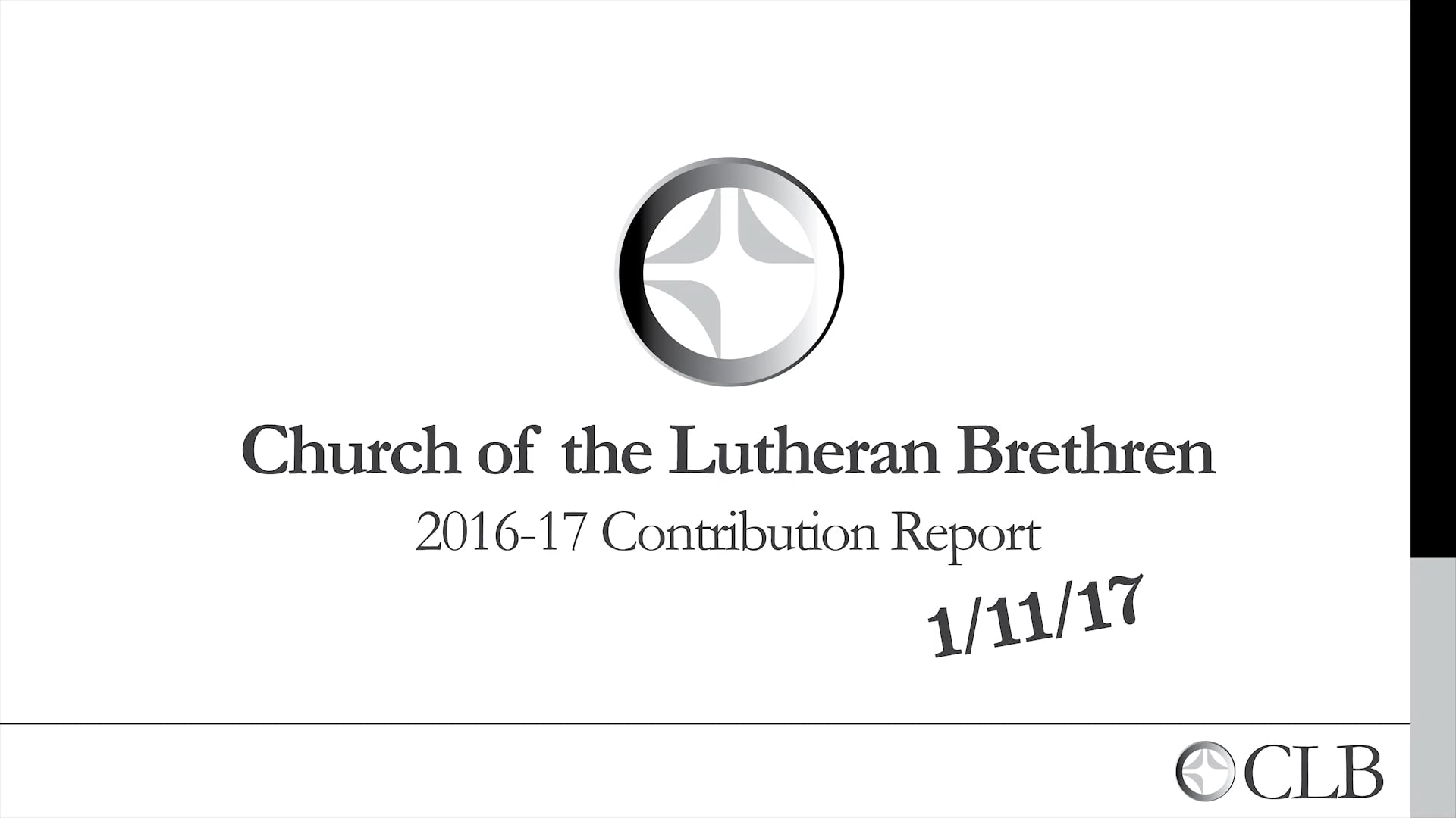 CLB 2016 Financial Report on Vimeo