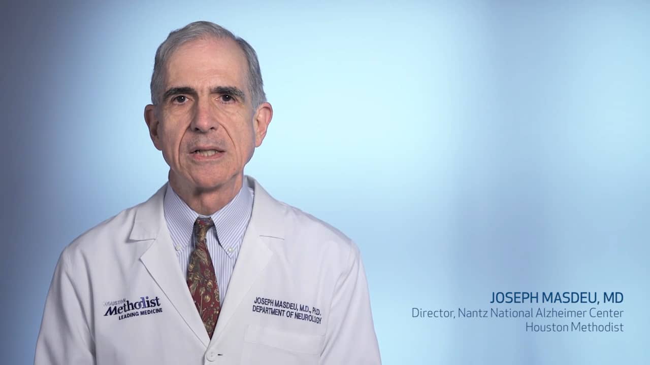 Houston Methodist: Alzheimer's with Joseph Masdeu, MD, PhD on Vimeo