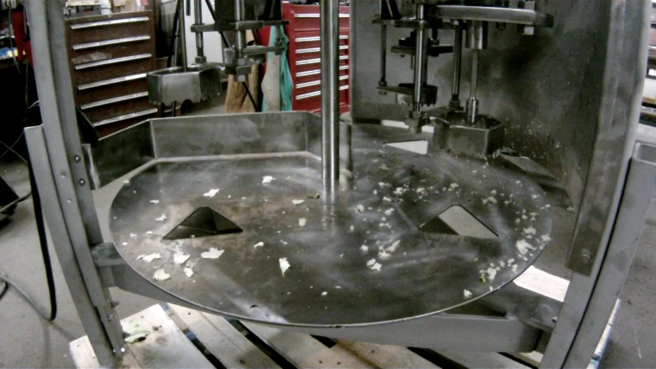 NEW Alard- Smith 4 Head Continuous Rotary Cabbage Coring Machine, Alard ...