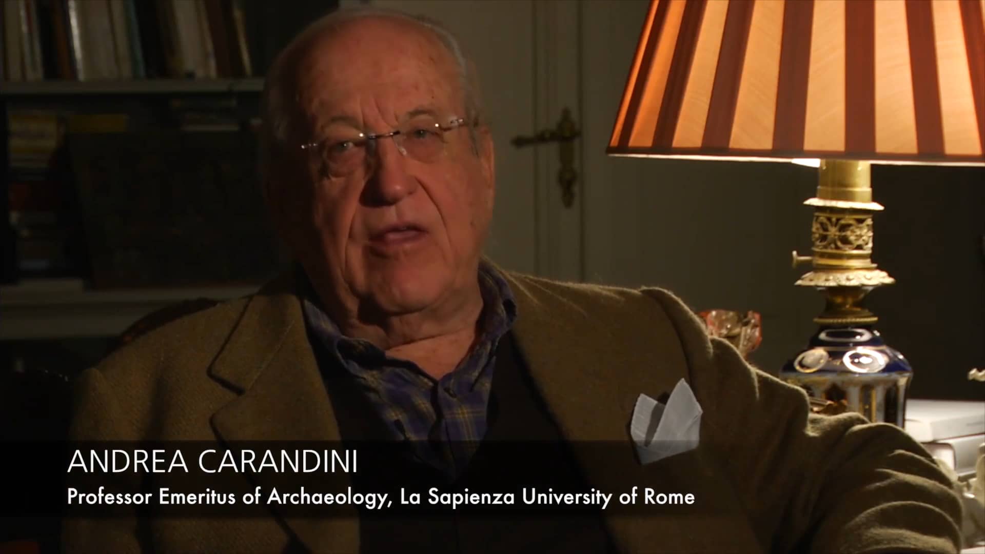 An Interview of Andrea Carandini Author of Atlas of Ancient Rome on Vimeo