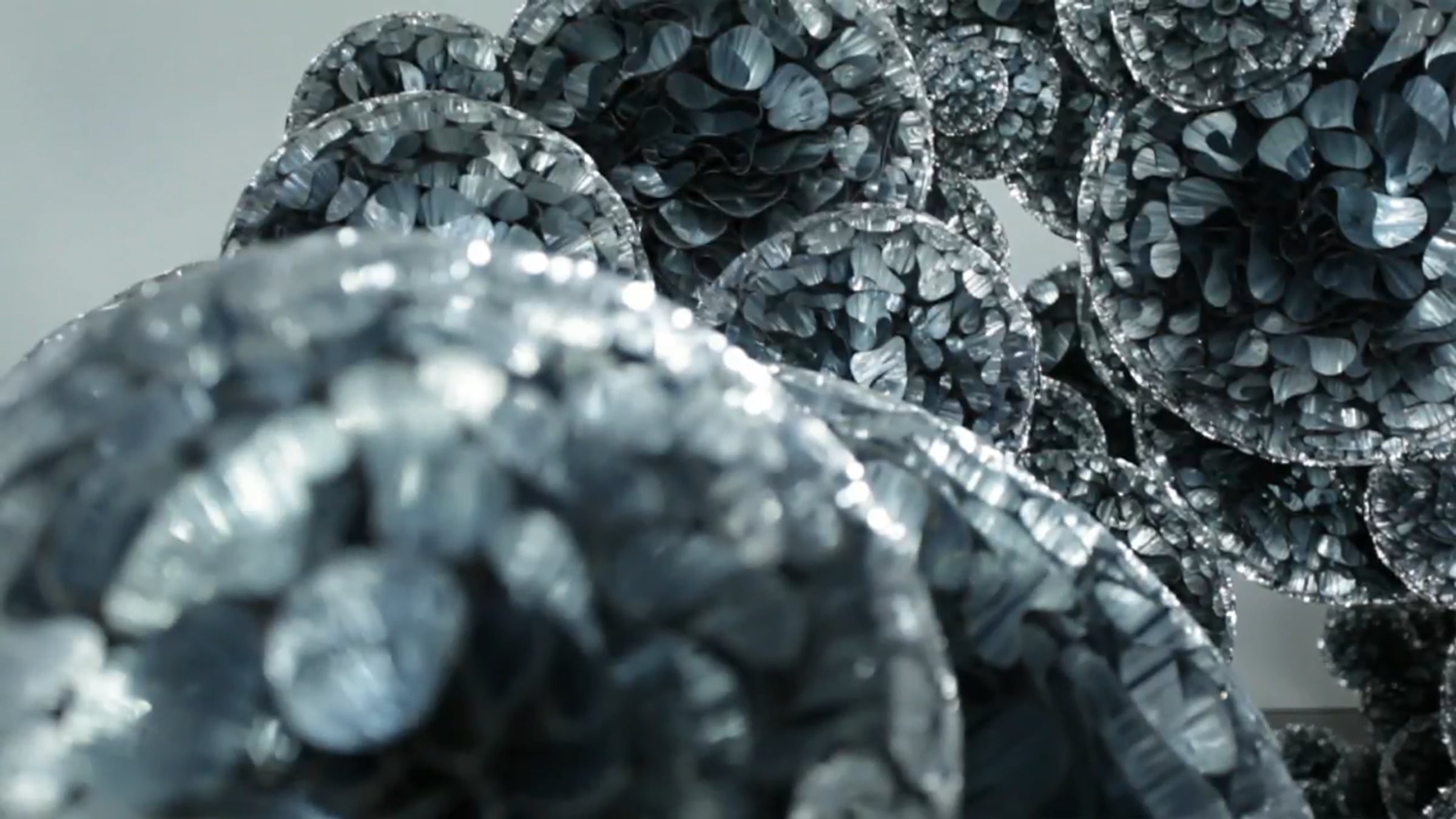 Tara Donovan: Untitled - Cups, Mylar & Slinky
