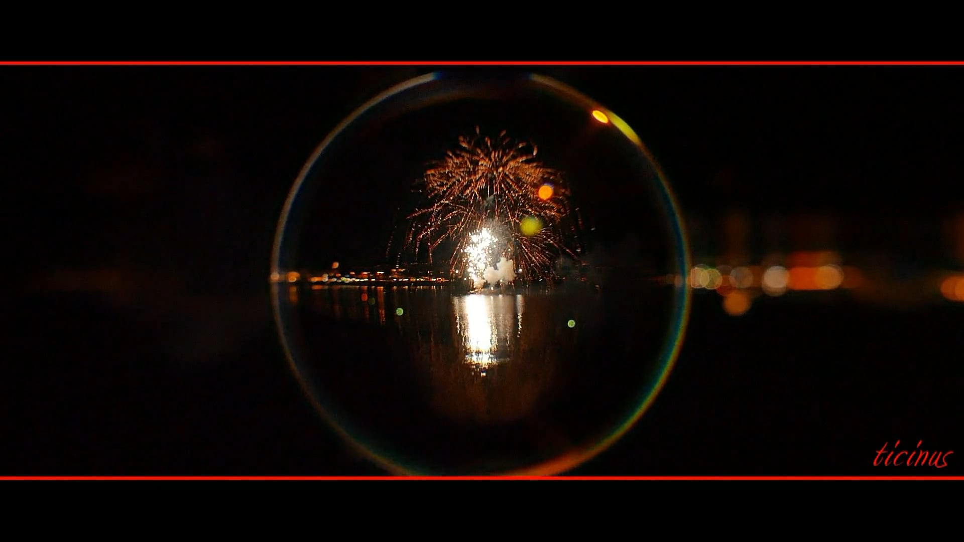 World "smallest firework" captured in a glass ball @ Ascona - Lago ...