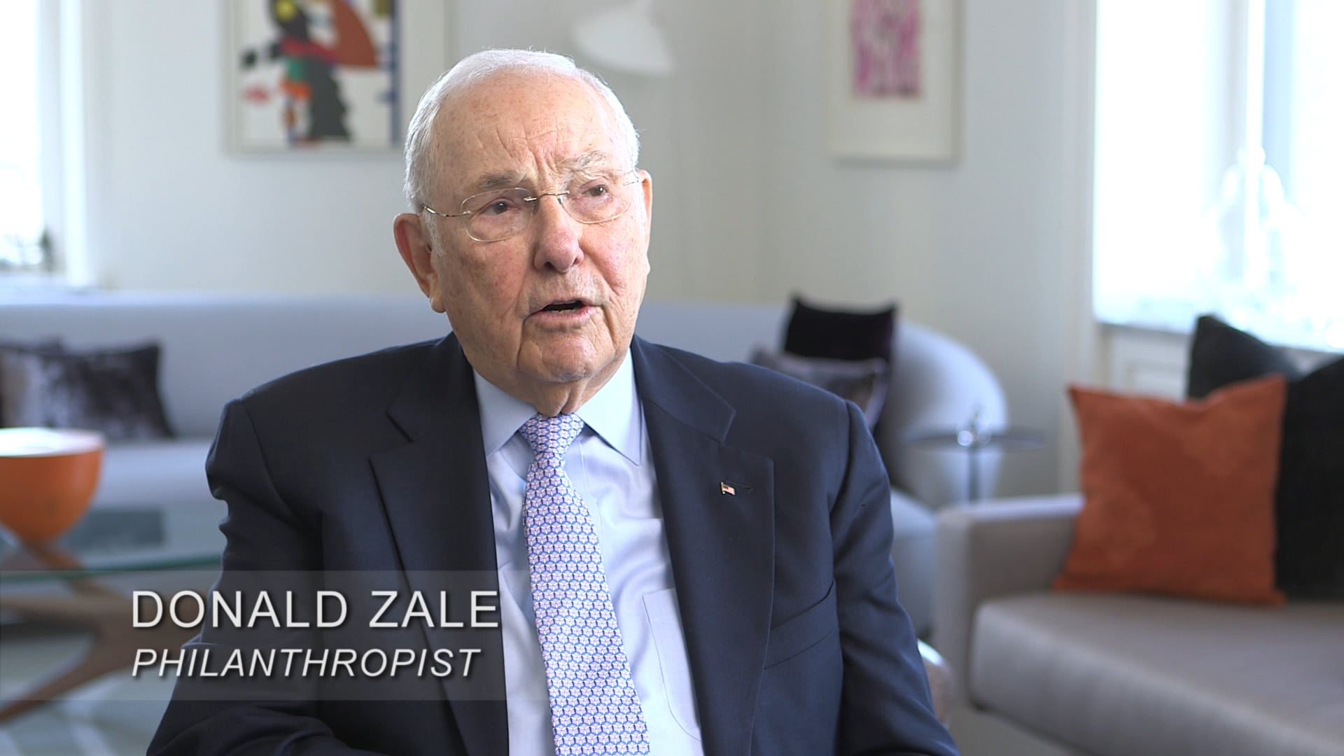 Donald Zale, philanthropist and former CEO and Chair of the Zale ...