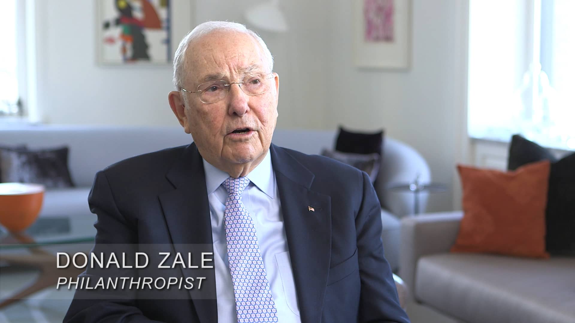 Donald Zale, philanthropist and former CEO and Chair of the Zale ...