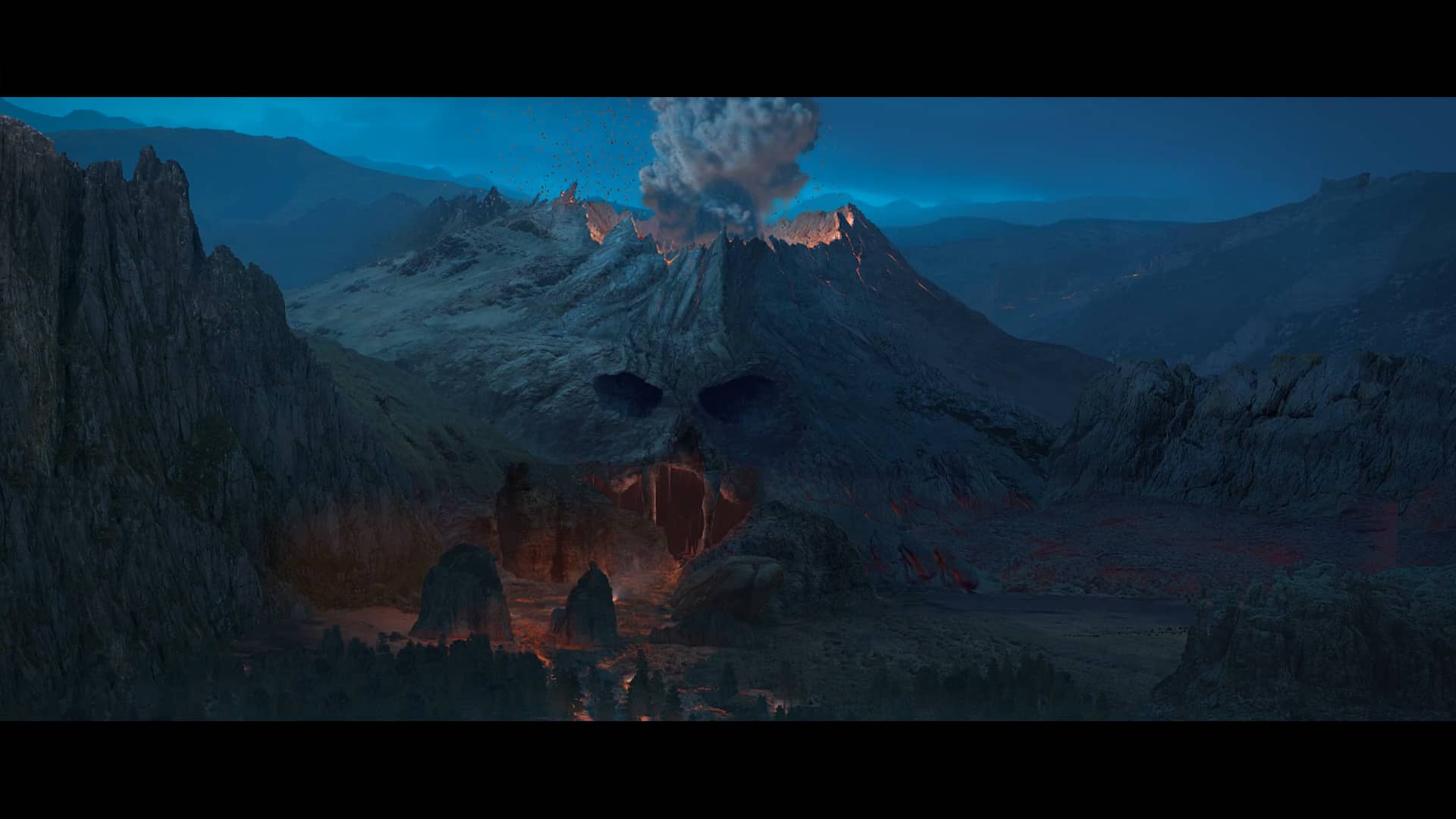 Dark Valley - matte painting animation on Vimeo