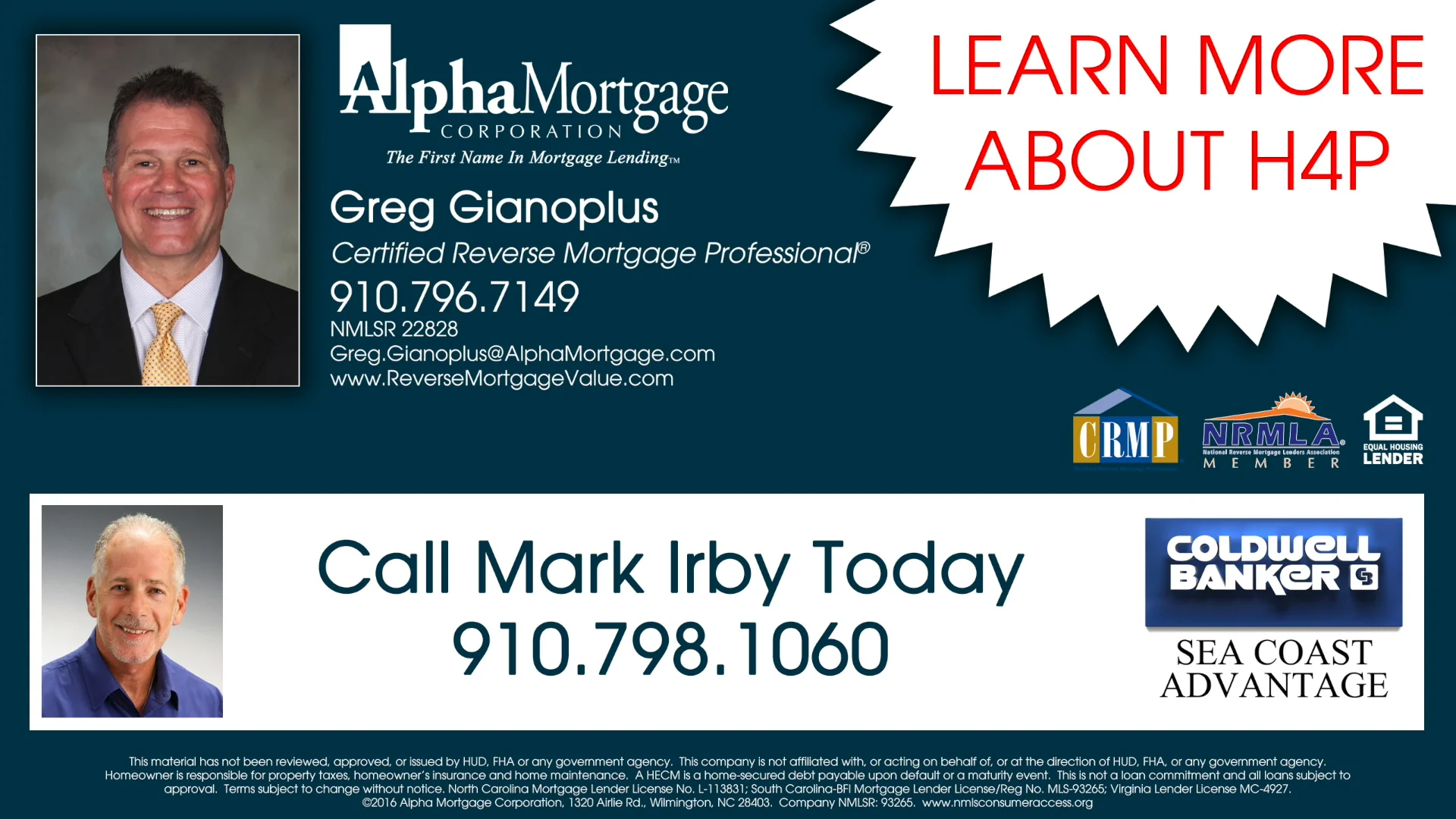 H4P with Mark Irby & Greg Gianoplus on Vimeo