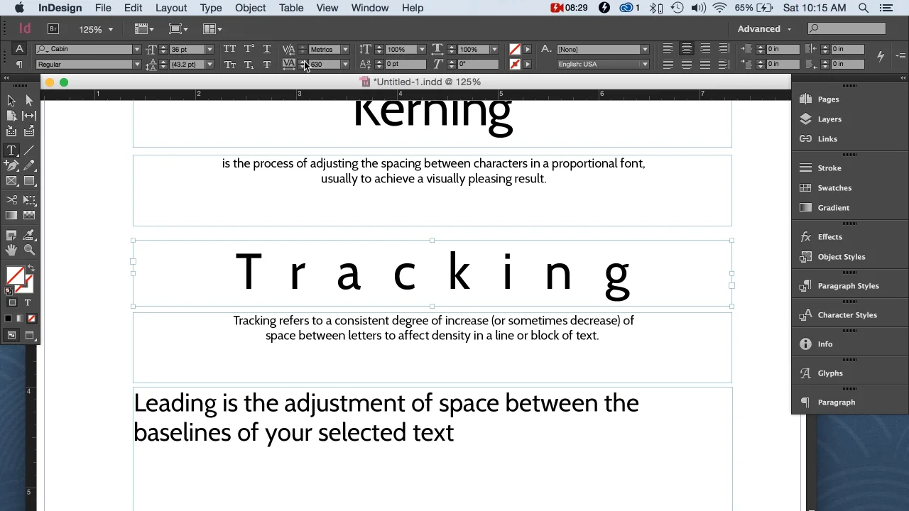 Typography A-Z - 0203 (Tracking leading kerning-b) on Vimeo