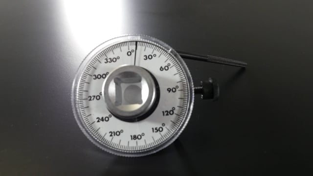 Fundamentos de construcción de motores: Medidor de ángulos