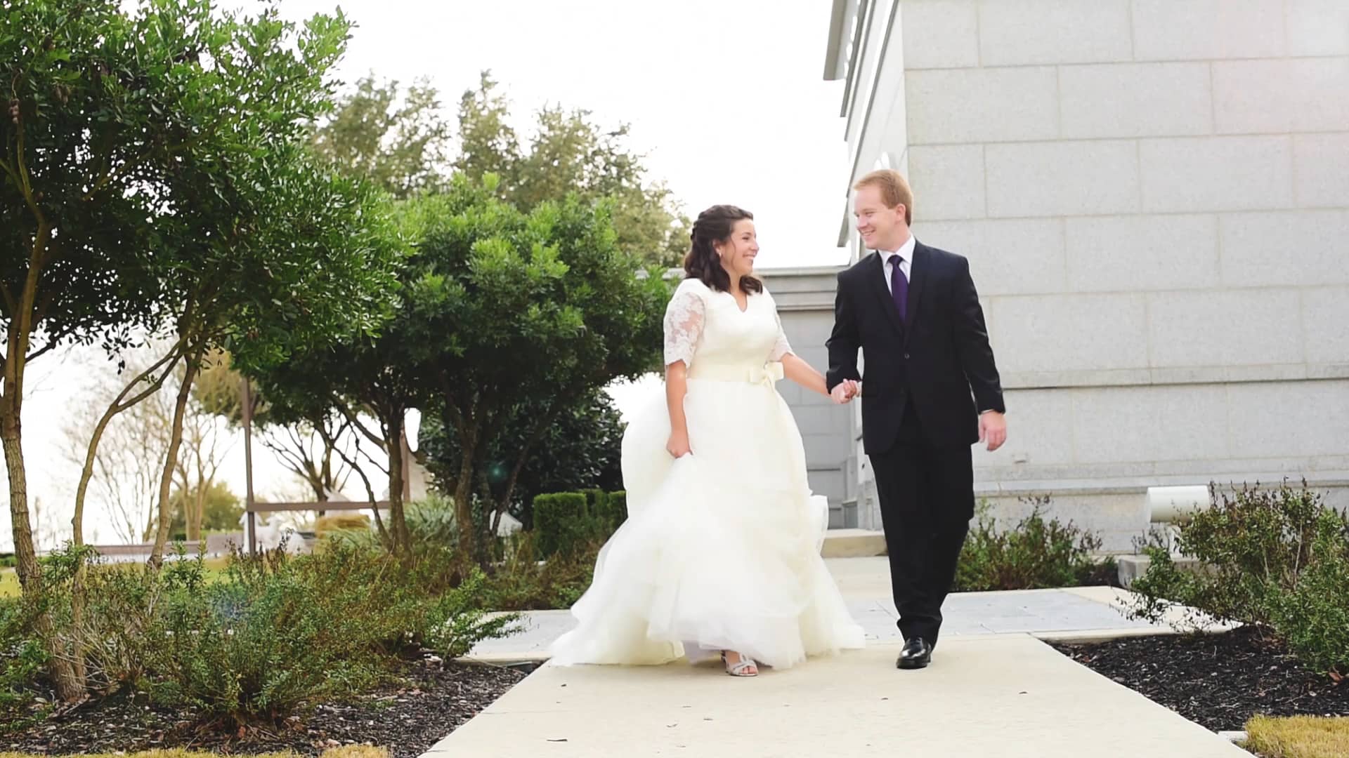 Adam & Erika's First Look - San Antonio LDS Temple on Vimeo