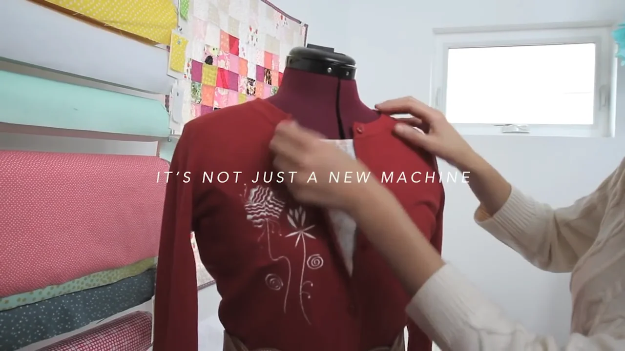 SINGER® SUPERB™ Embroidery Only Machine on Vimeo