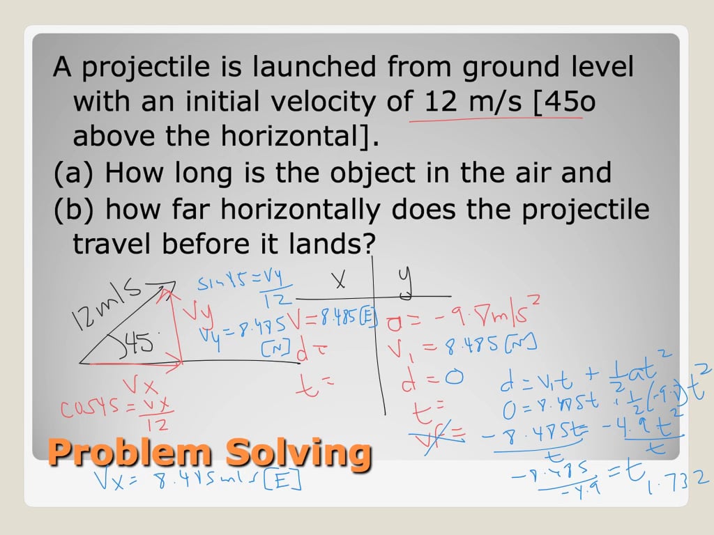 sph3u exam review projectile motion on Vimeo