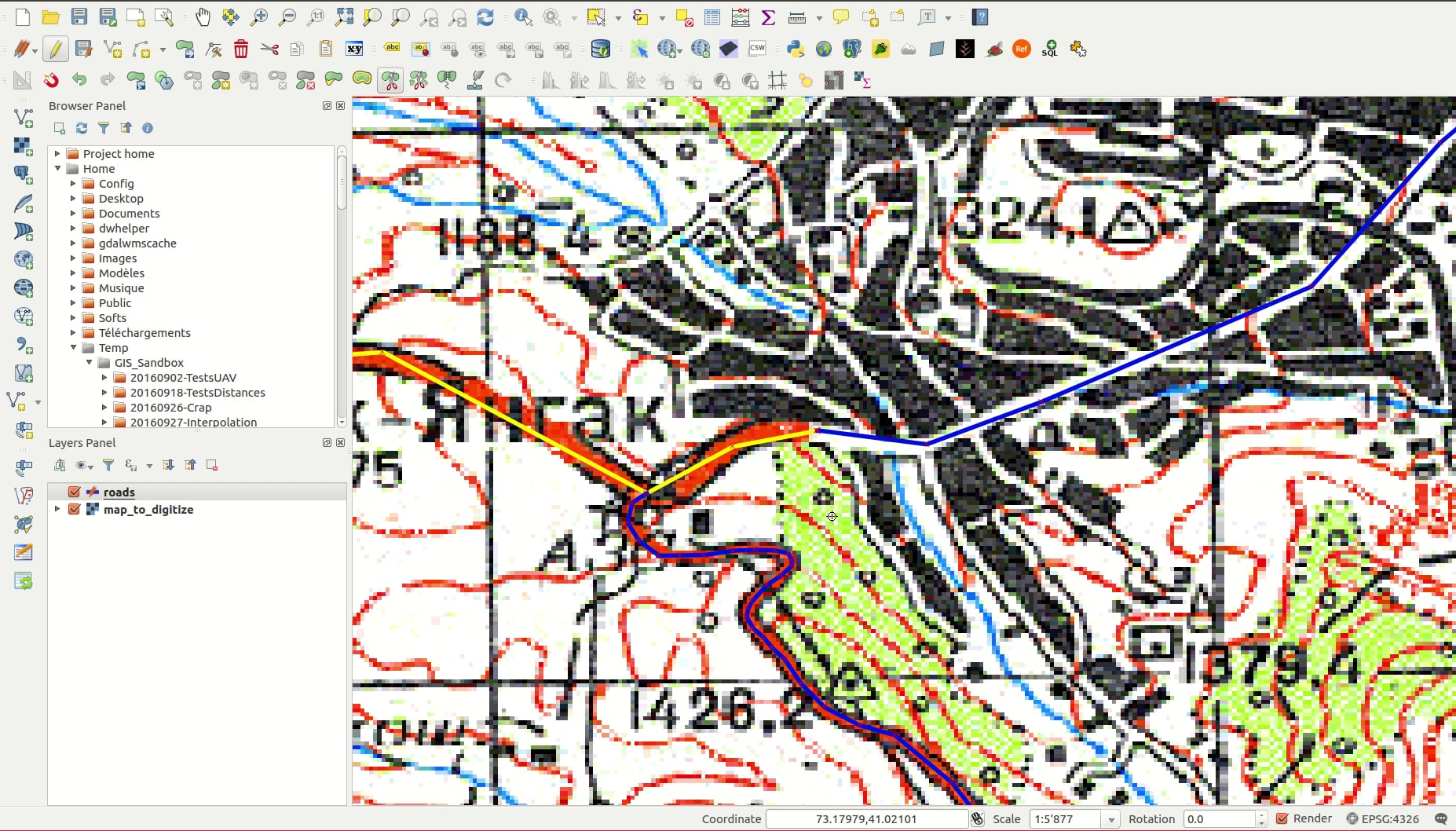 QGIS: split features tool on Vimeo