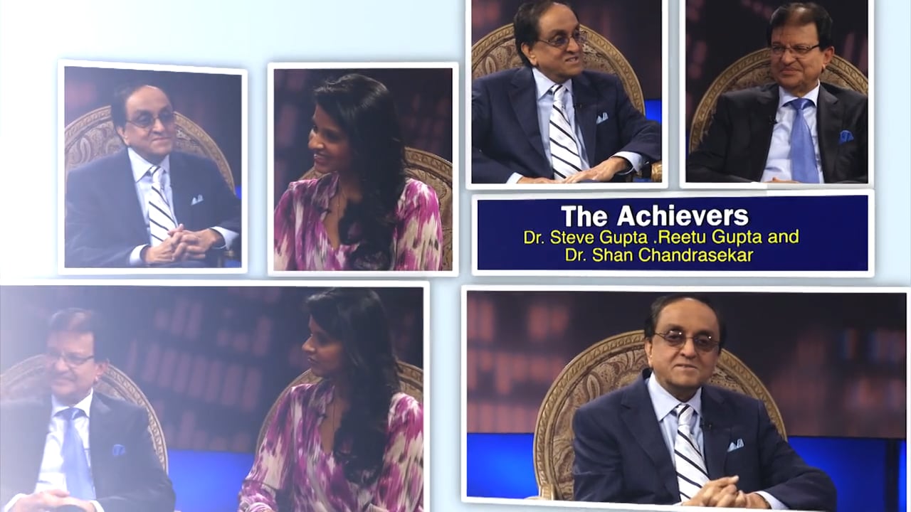 ACHIEVERS : Dr. Steve Gupta, Reetu Gupta with Dr. Shan Chandrasekar ...