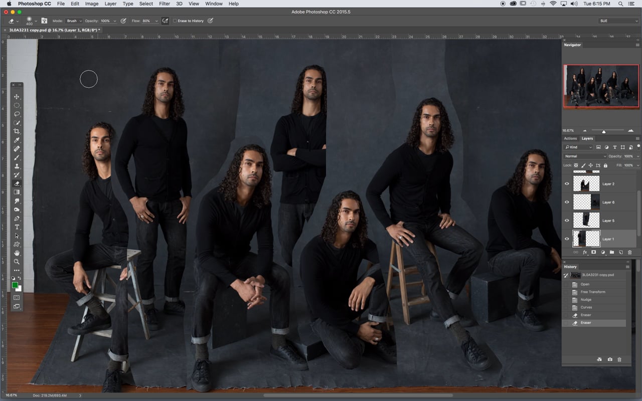 Composite: Small Space 2 - Composite Portraits - The Portrait System